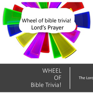 12 Wheel of Bible Trivia Games! Religious Game for Your Kids or Youth ...