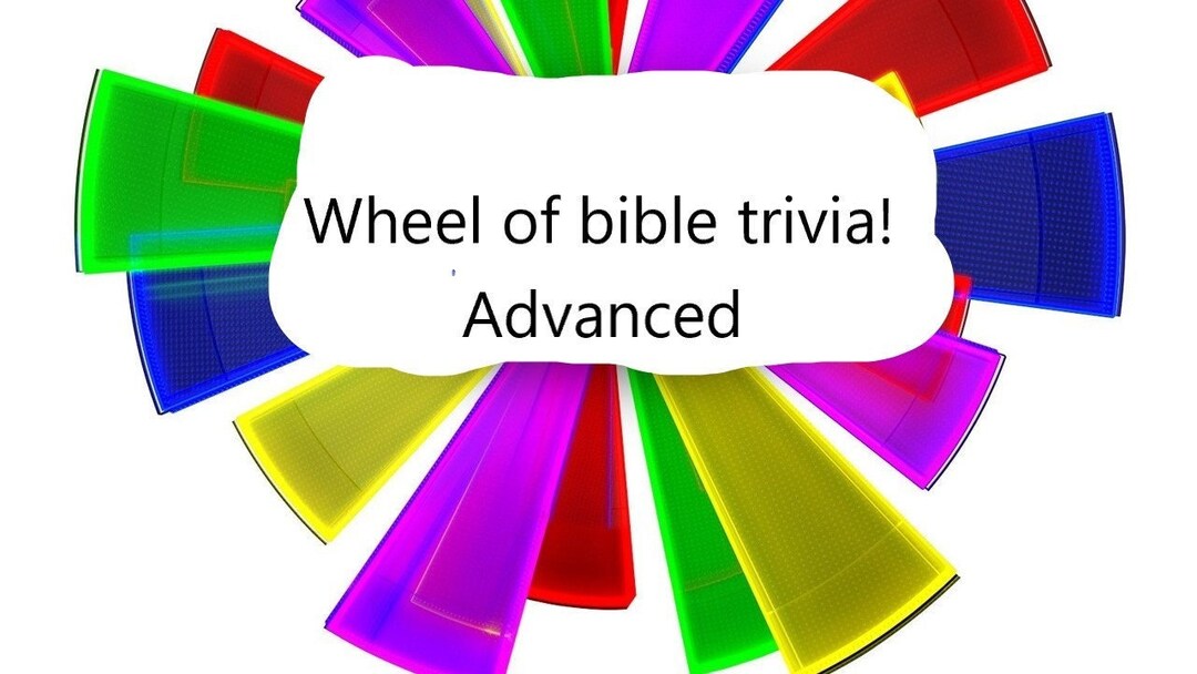 12 Wheel of Bible Trivia Games! Religious Game for Your Kids or Youth ...