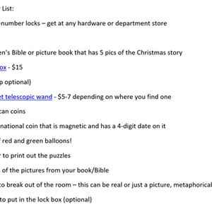 Religious Christmas Elementary Escape Room! - Etsy