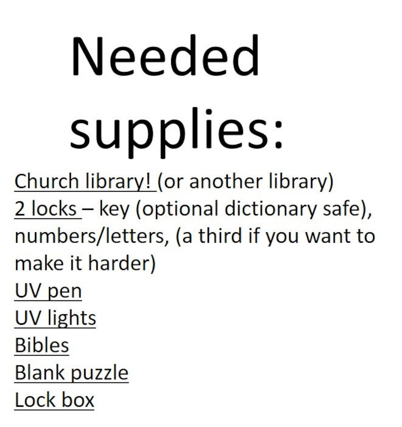 Church Library Religious Bible Escape Room - Etsy