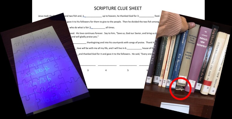Church Library Religious Bible Escape Room - Etsy
