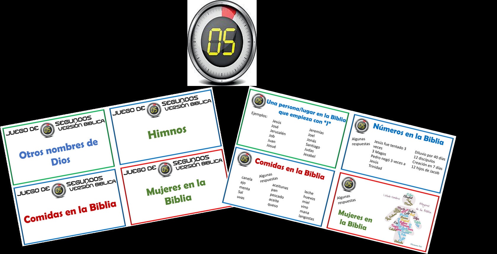 Spanish Religious Bible Games Bundle - 10 Included!! - Etsy