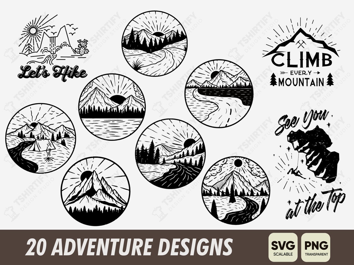 Adventure Svg, Travel Svg, Explore Svg, Hiking Svg, Camping Life Svg ...