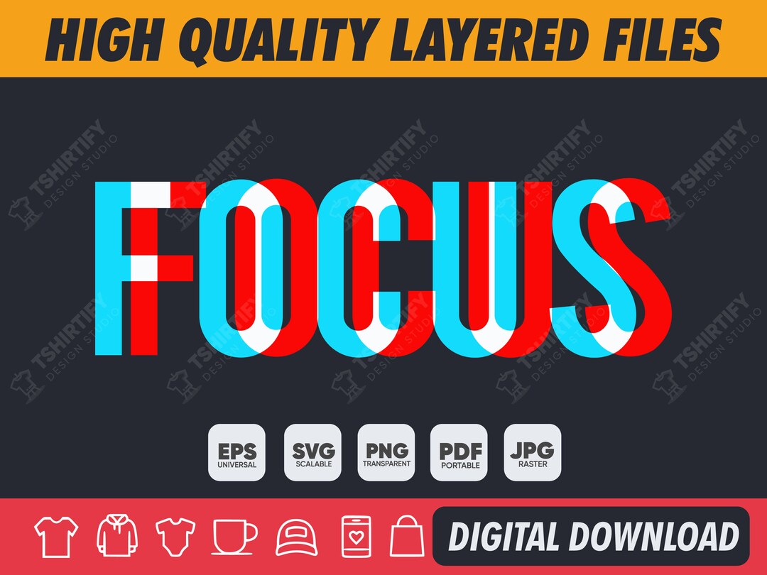 Focus Optical Illusion Photography Svg T-shirt Design, Sublimation ...