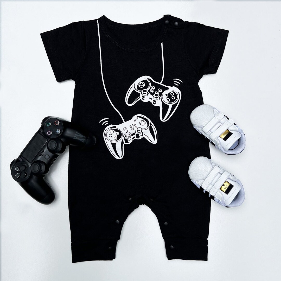Baby Game Controllers | Gamer Baby | Video Game Anime Jumpsuit Baby ...