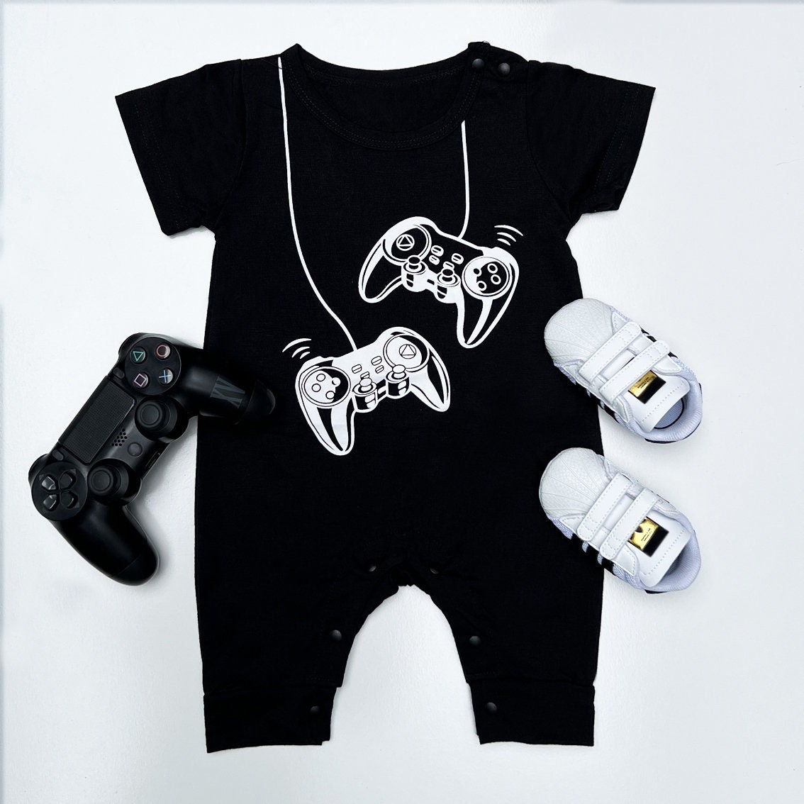 Baby Game Controllers | Gamer Baby | Video Game Anime Jumpsuit Baby ...