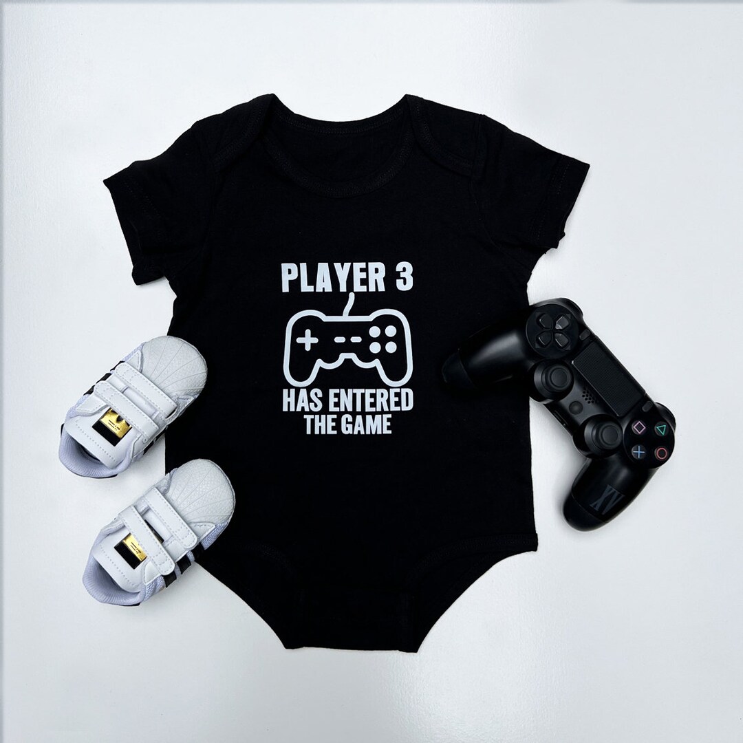Player 3 Has Entered the Game | Gamer Baby | Video Game Anime Onesie - Etsy