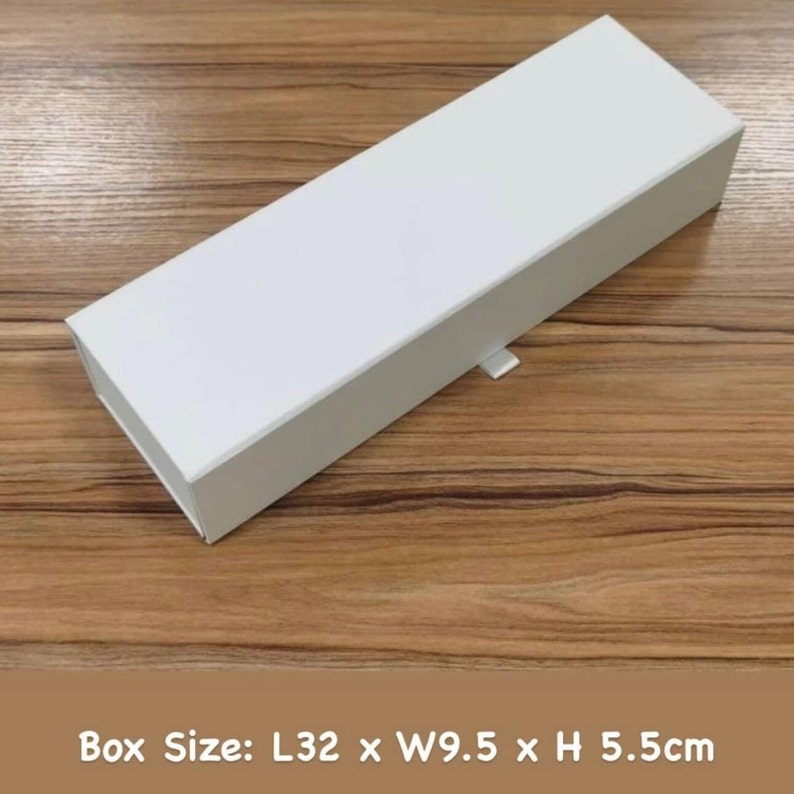 White Rectangular Magnetic Gift Boxes Hamper Box, Christmas Box, Bridesmaid Gift, Diffuser Box ...
