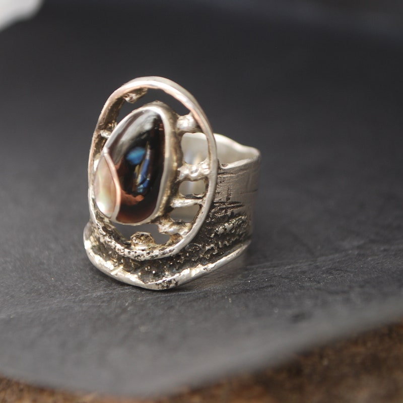 Unusual Silver Ring - Etsy