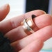 Handmade Mixed Metal Ring. Cooper Mens Ring. Wide Spinner - Etsy