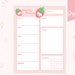Strawberry Weekly Planner Printable (digital Download) - Etsy