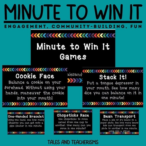 Minute to Win It - Etsy