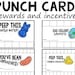 Punch Cards for Rewards and Incentives: Easter Holiday Themed Options ...
