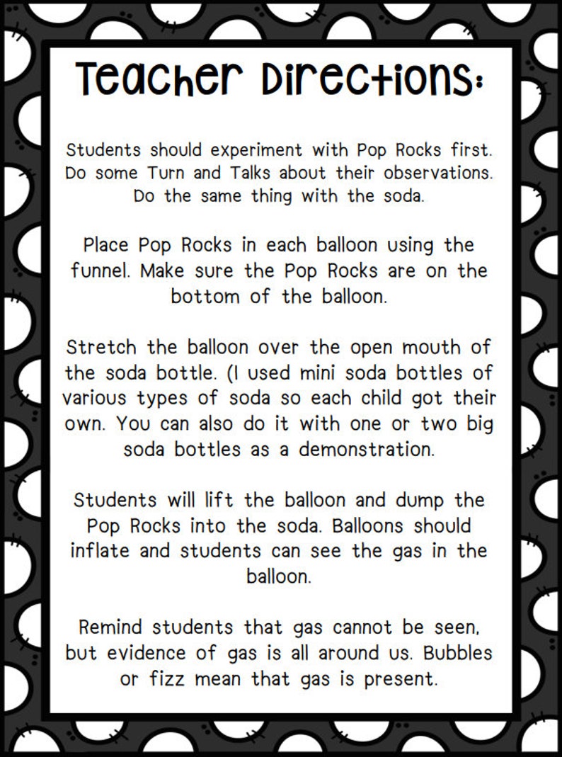 Quick and Easy Science Experiment: Fizzy Matter, A Liquid and Gas ...