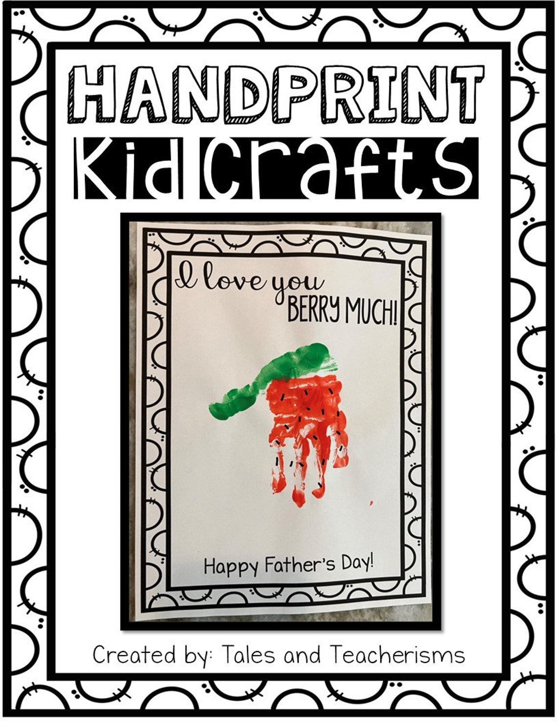 Handprint Crafts: I Love You BERRY Much / Baby Toddler Craft / DIY ...