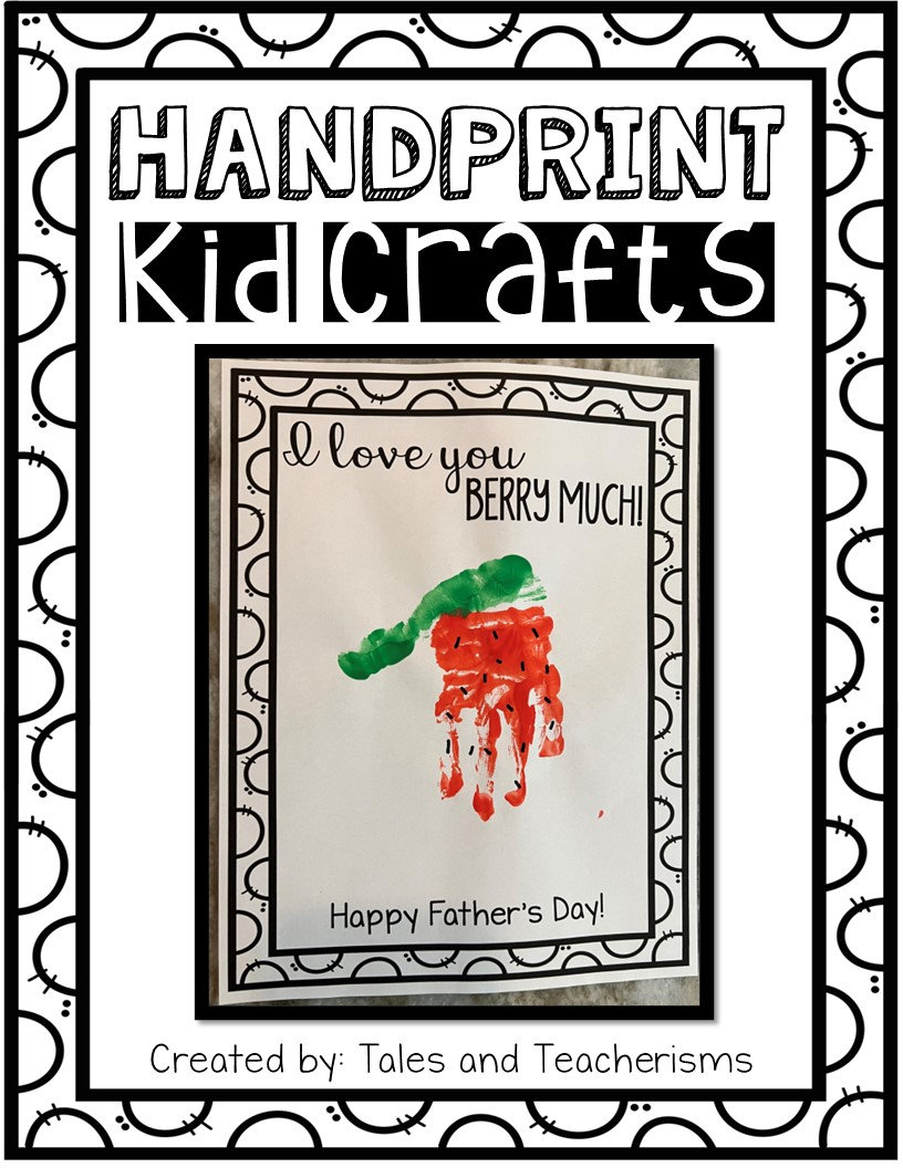 Handprint Crafts: I Love You BERRY Much / Baby Toddler Craft / DIY ...
