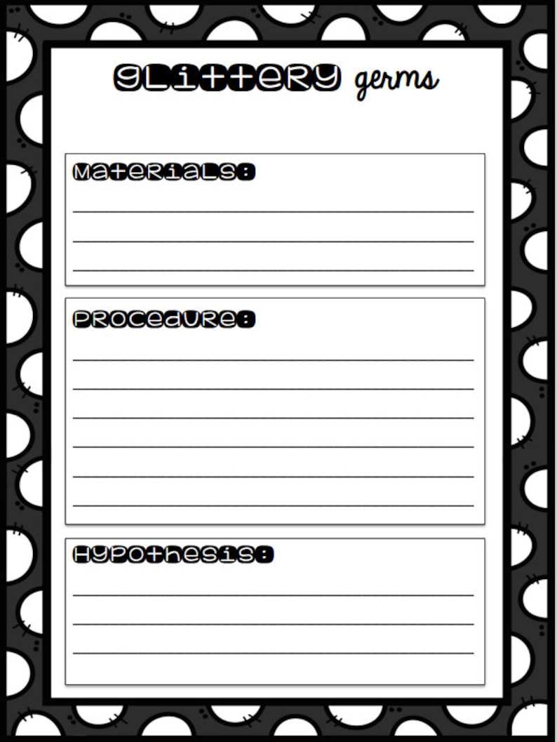 Quick and Easy Science Experiment: Glittery Germs! STEM Challenge for ...