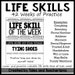 Life Skill of the Week for Elementary Students: 42 Life Skills Posters ...
