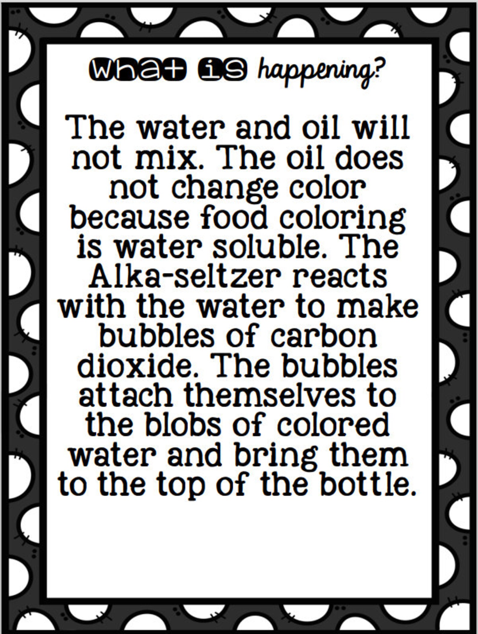 Quick and Easy Science Experiment: LAVA LAMP! Learn About Chemical ...