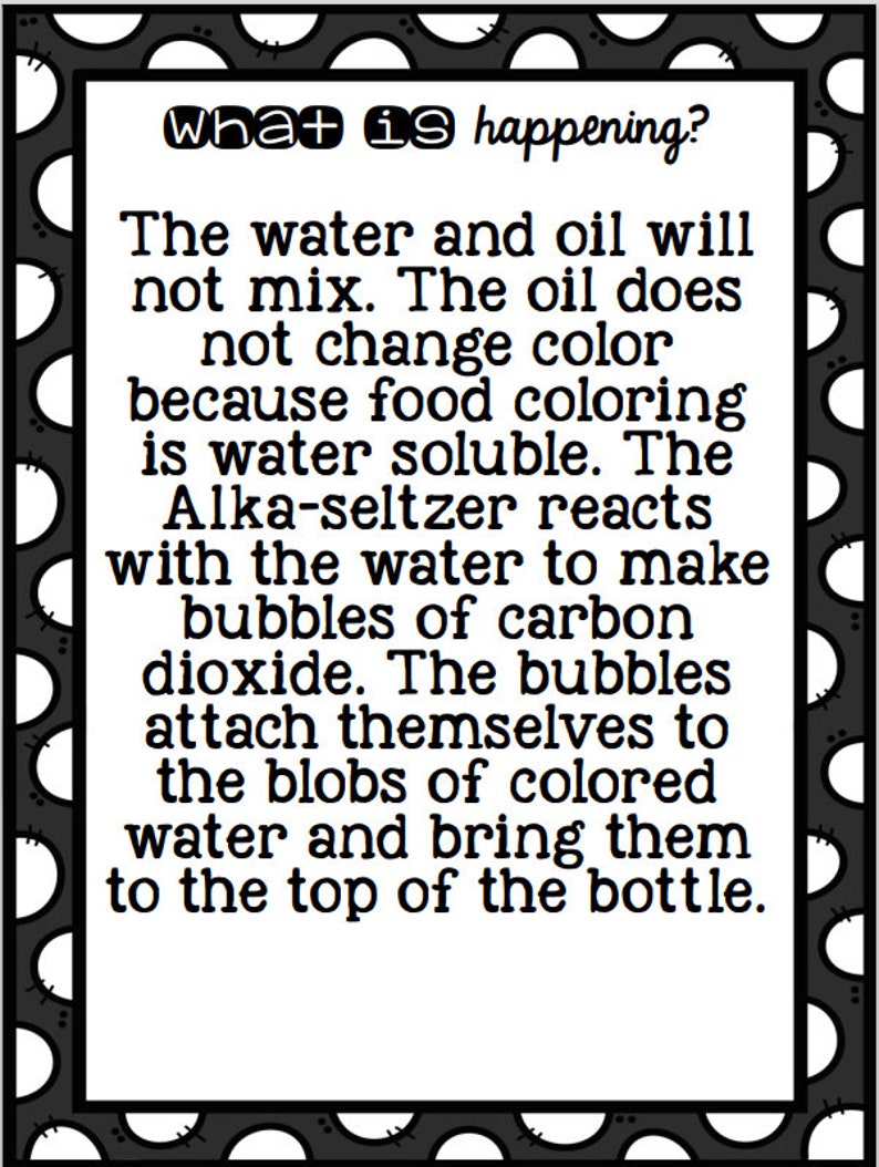 Quick and Easy Science Experiment: LAVA LAMP! Learn About Chemical ...