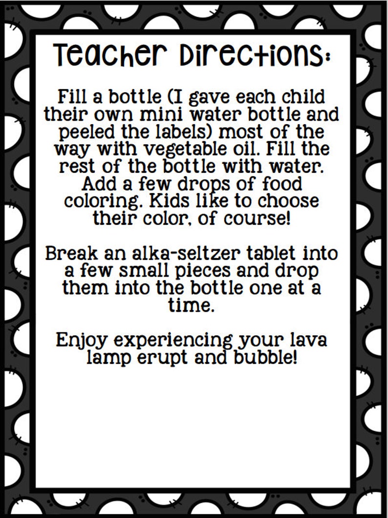 Quick and Easy Science Experiment: LAVA LAMP! Learn About Chemical ...