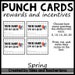 Punch Cards for Rewards and Incentives: Spring Themed Options - Etsy