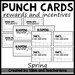 Punch Cards for Rewards and Incentives: Spring Themed Options - Etsy