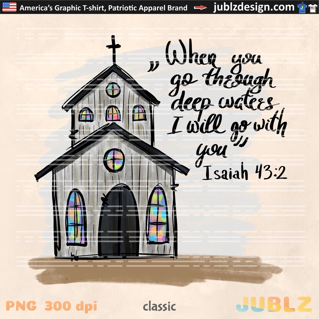 Christian Png, Isaiah 43:2, PNG Sublimation Designs Downloads Christian ...
