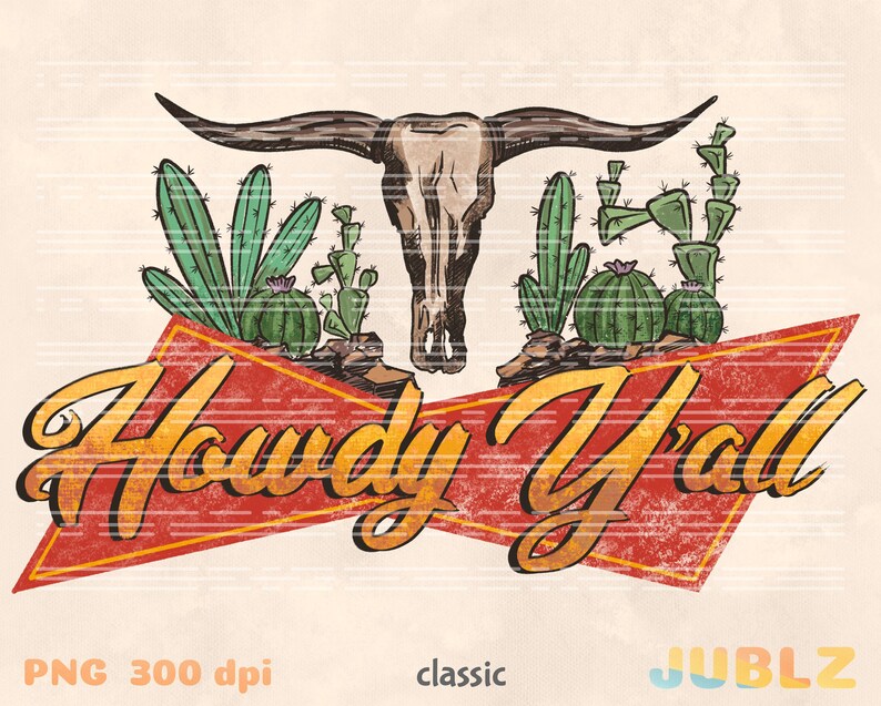 Howdy Y'all Png Howdy PNG Howdy Sublimation Howdy - Etsy