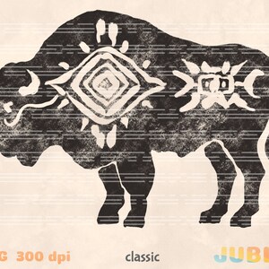 Buffalo PNG, Aztec Png, Bison PNG, Western PNG, Vintage Rodeo ...