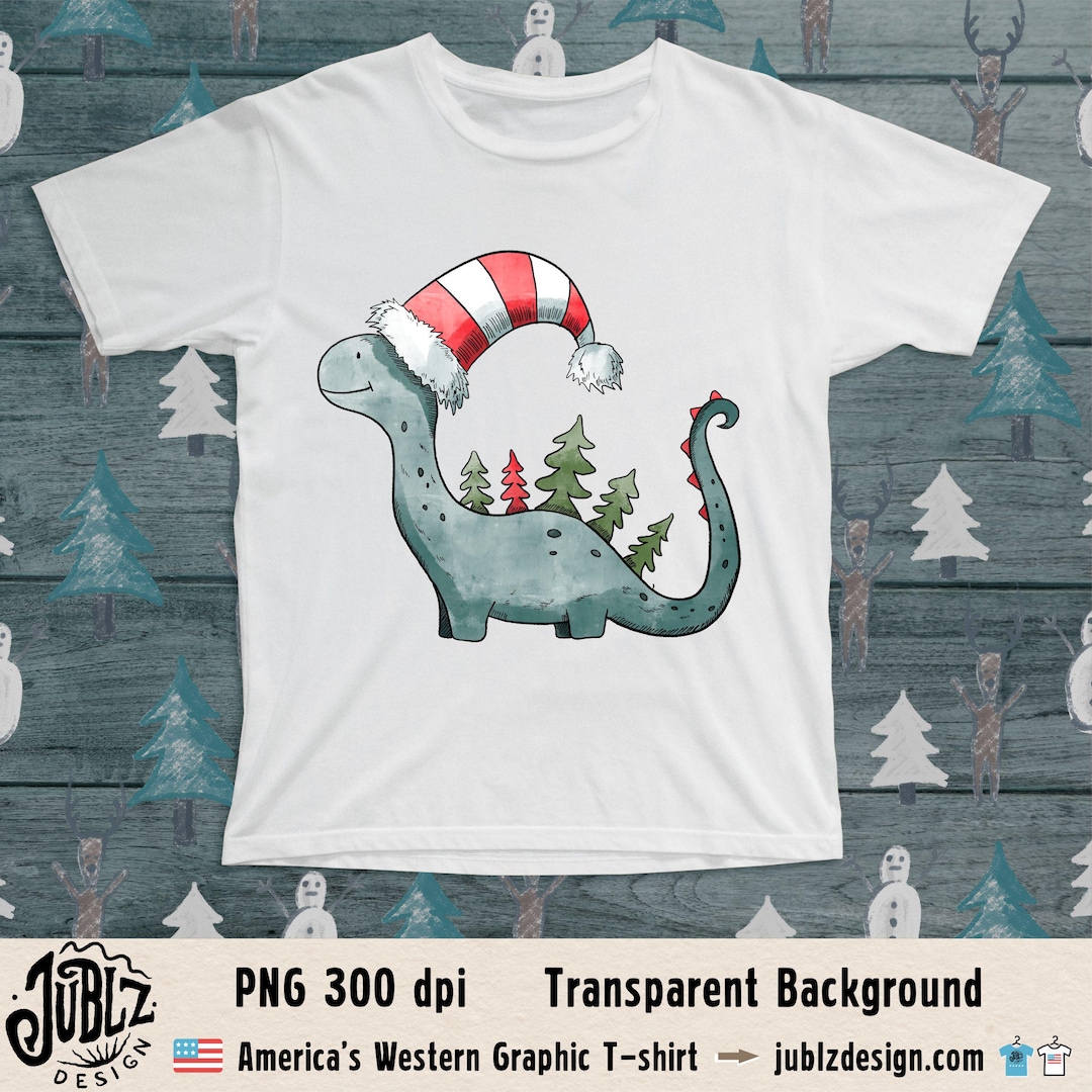 Dinosaurs Christmas PNG – Merry Dinomas Santa Digital Clipart - Etsy