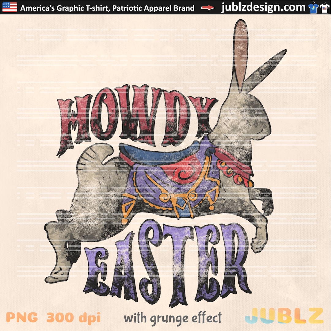 Howdy Easter Png, Easter Cowboy Png, Easter Bunny Png, Country Easter ...