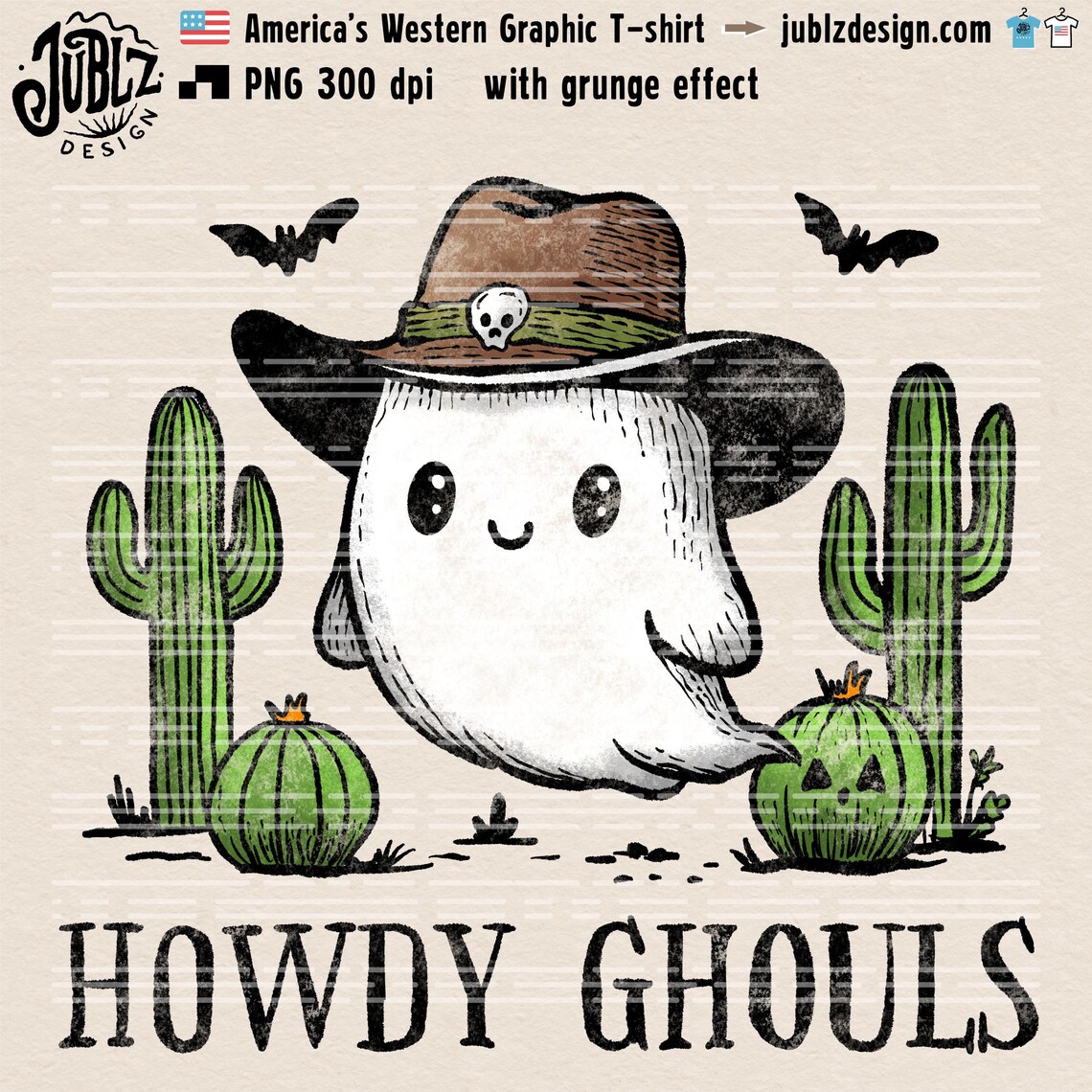 Howdy Ghouls PNG: Cowboy Ghost, Halloween Clipart (digital Download) - Etsy