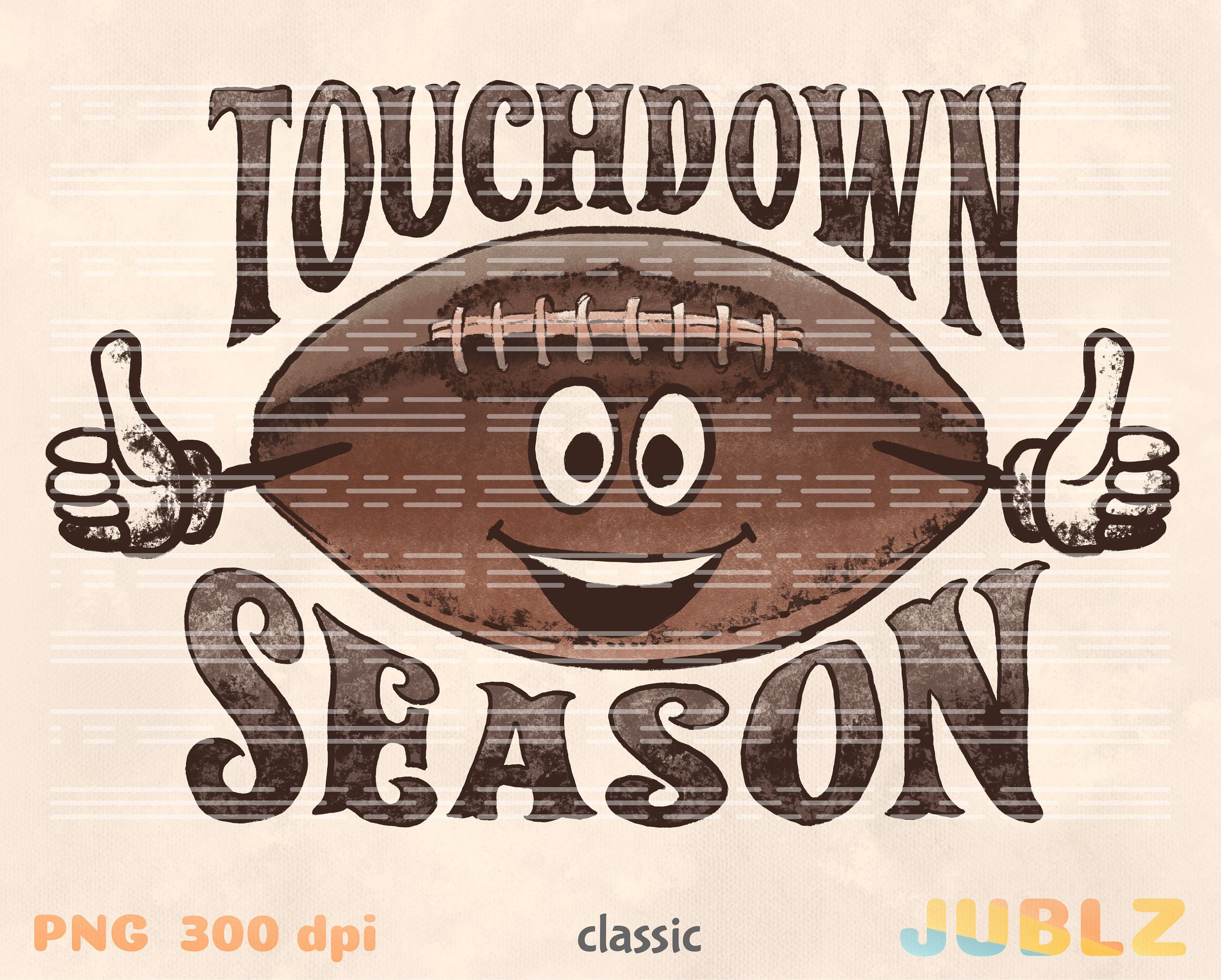 Touchdown Season PNG Sublimation Design File Digital - Etsy
