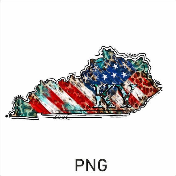 Kentucky State Png File for Sublimation Print | Etsy