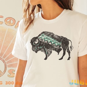 Buffalo PNG, Aztec Png, Bison PNG, Western PNG, Vintage Rodeo ...