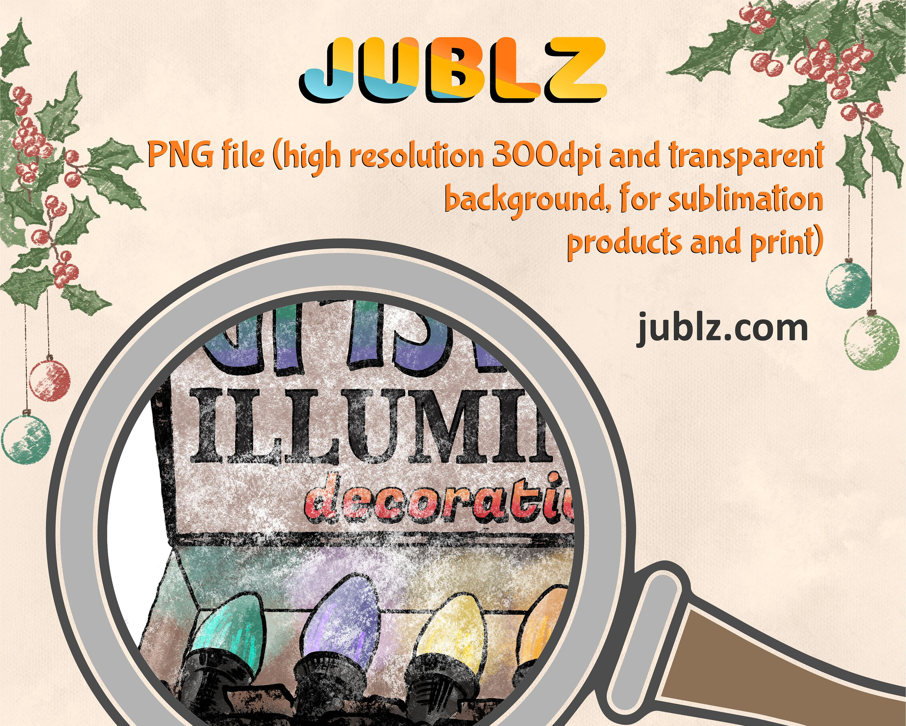 Griswold Illumination PNG: Retro Christmas Movie Design (digital ...