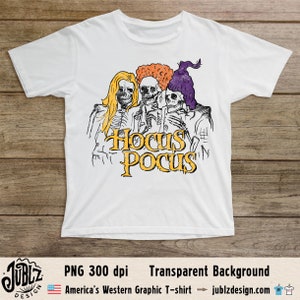 Hocus Pocus Skeleton Png, Retro Halloween Png, Sanderson Sisters Png ...