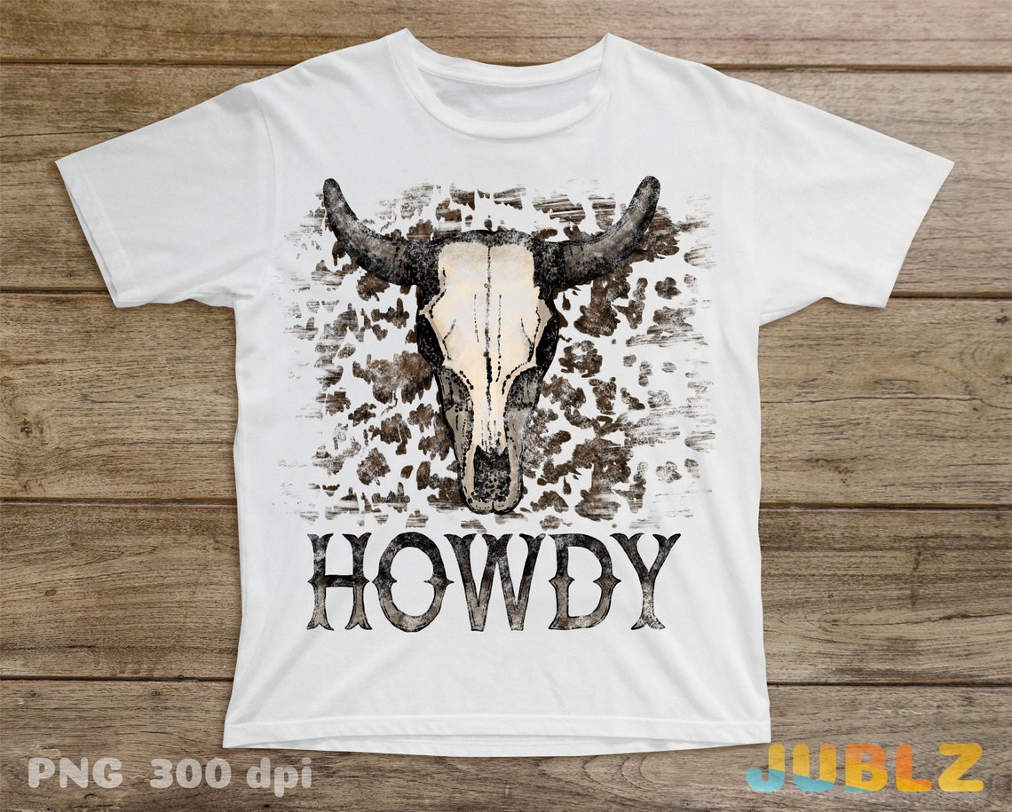 Howdy Png Howdy Sublimation Country Png Cowgirl Png Cow - Etsy