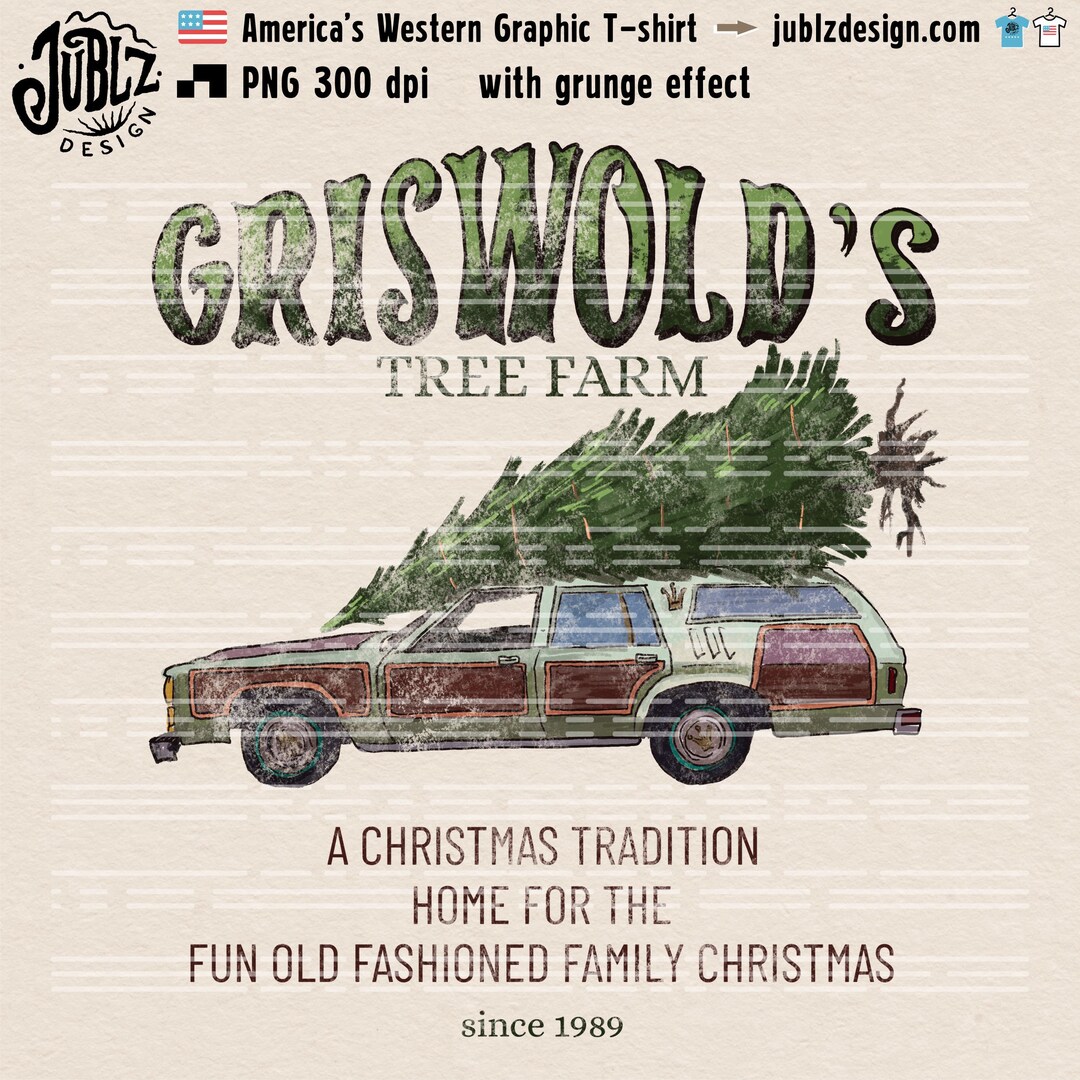 Griswold Christmas Tree Farm Png, Clark Griswold Png, Christmas Movie ...