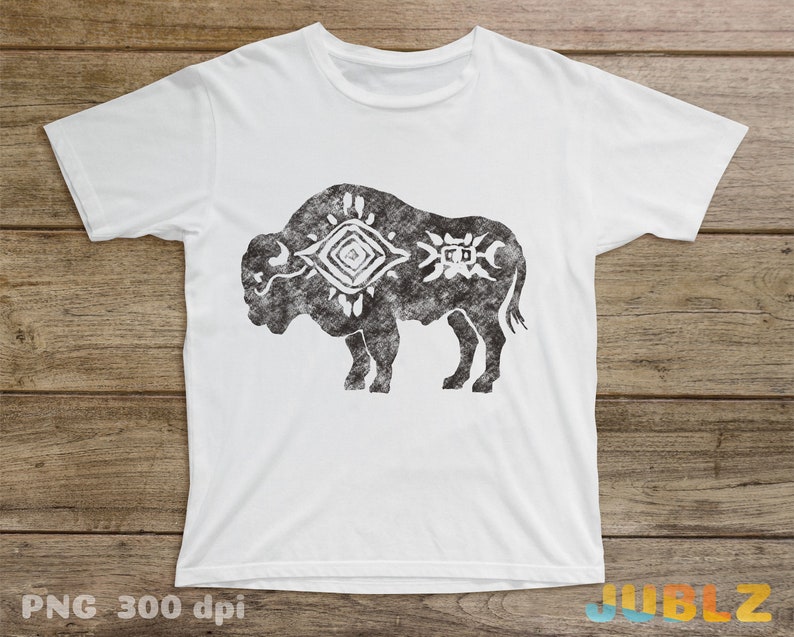 Buffalo PNG Aztec Png Bison PNG Western PNG Vintage Rodeo - Etsy