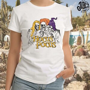 Hocus Pocus Skeleton PNG: Retro Halloween T-shirt Design (digital ...