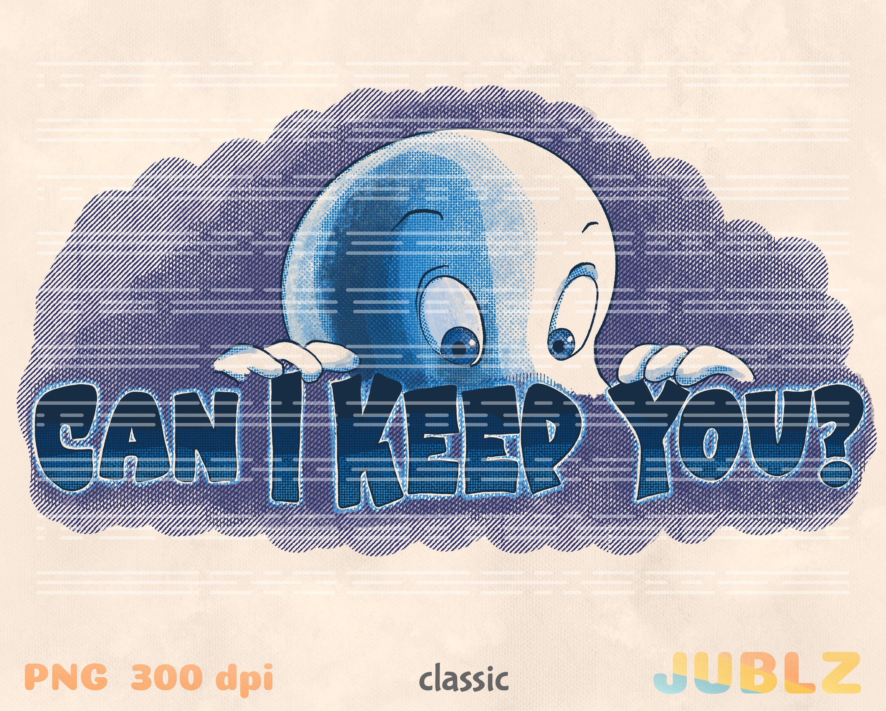 Can I Keep You? Png, Friendly Ghost Png, Halloween Png, 90s Cartoon ...