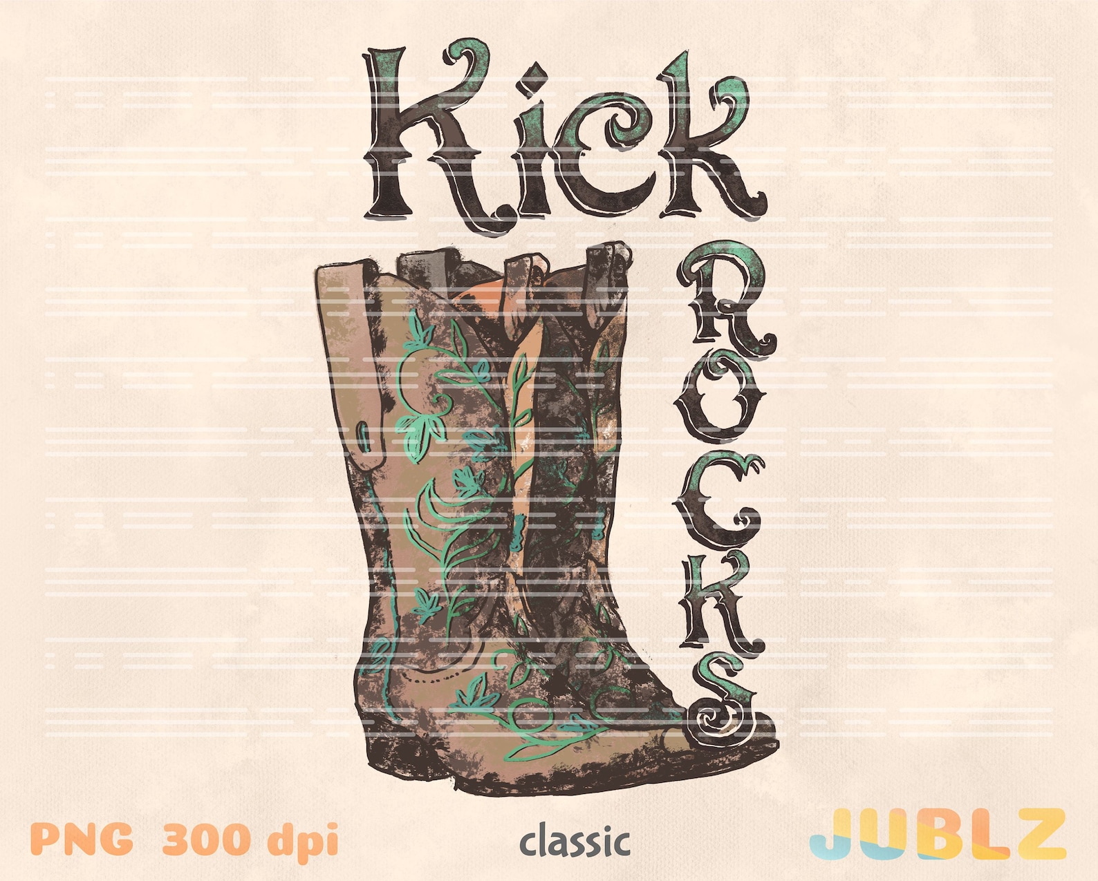 Kick Rocks PNG Punchy Sublimation Western PNG Cowboy Boots - Etsy