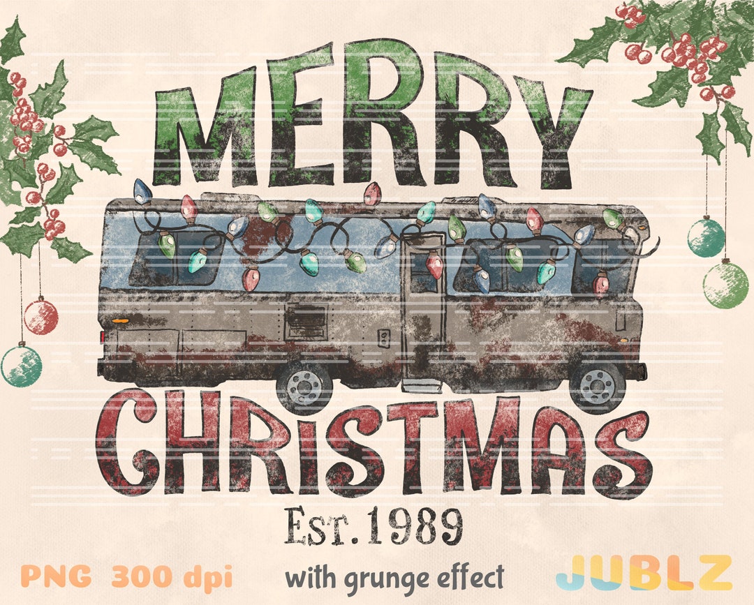 Griswold Christmas Camper PNG: Retro Movie Sublimation (digital ...