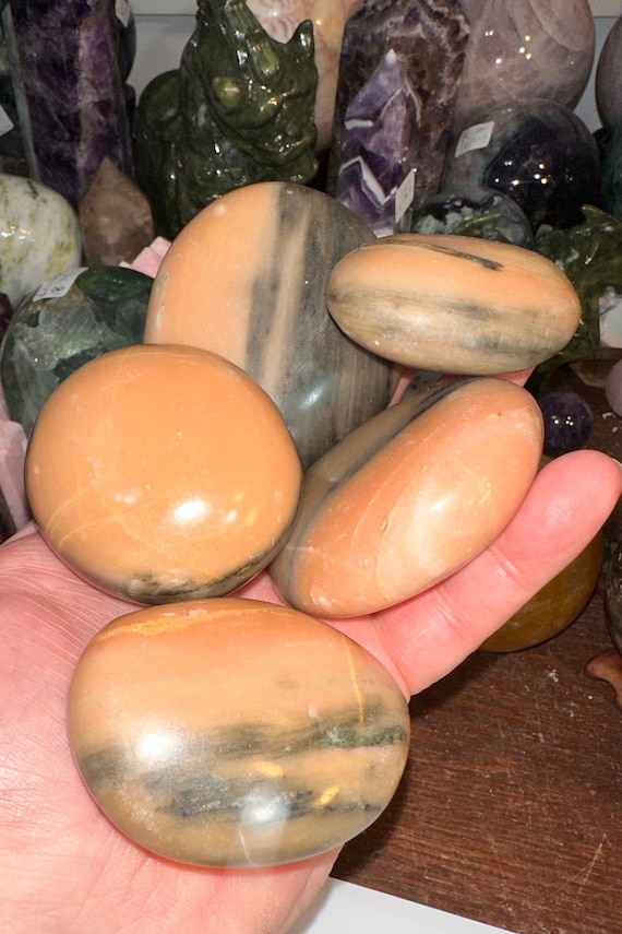5 Sunstone Crystal Palms - Etsy
