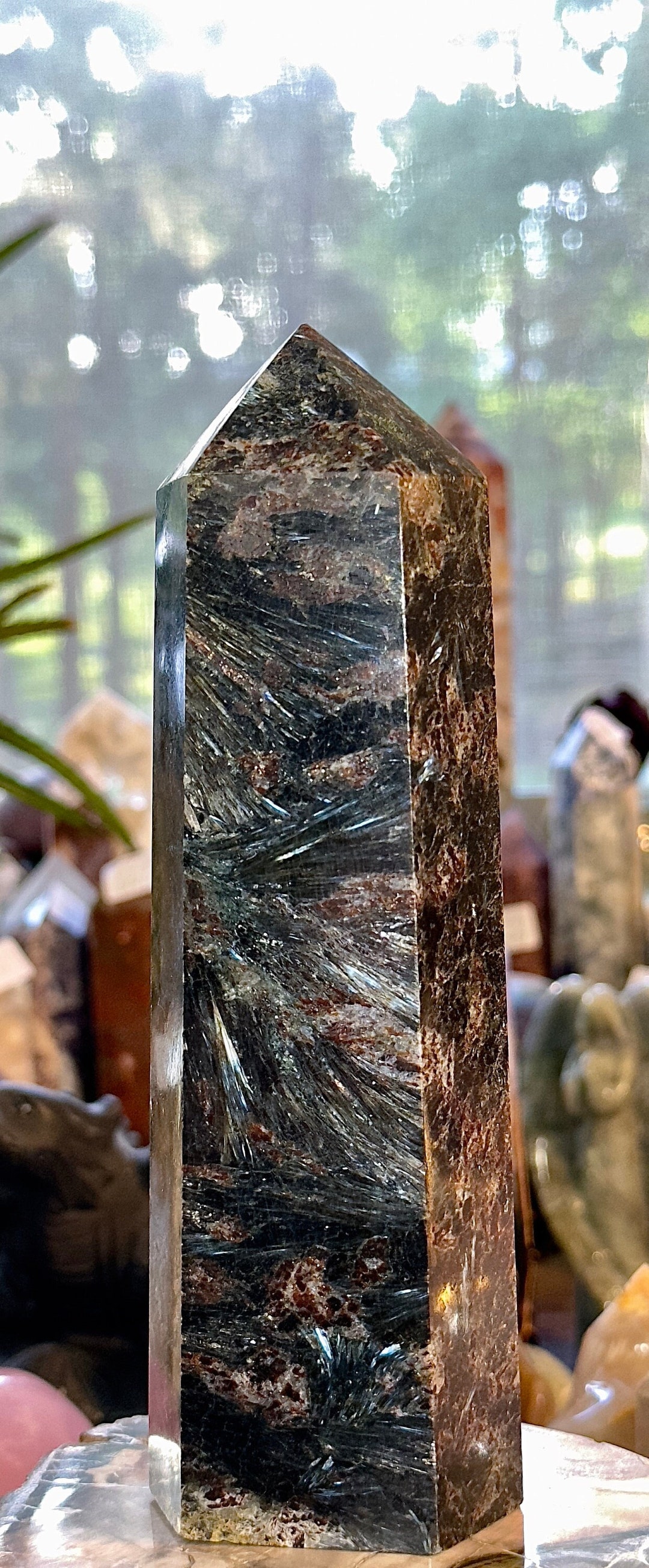 Astrophyllite Fireworks Crystal Tower - Etsy