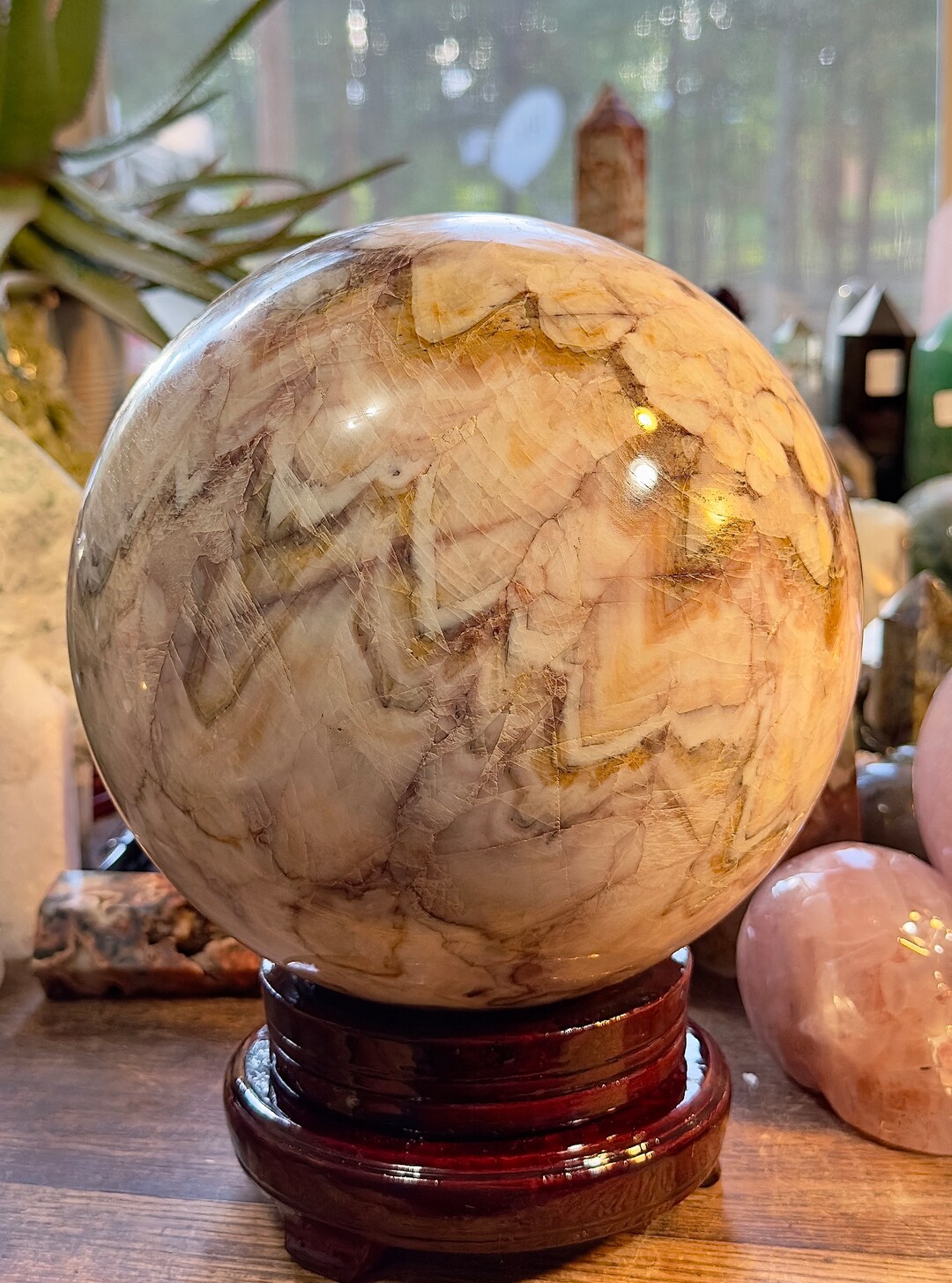 Huge Jade Crystal Ball 24.9 Lbs 8 Wide - Etsy