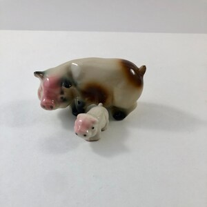 Ceramic Pigs Made in Japan Mom and Piglet Pig Figurines Pig ...