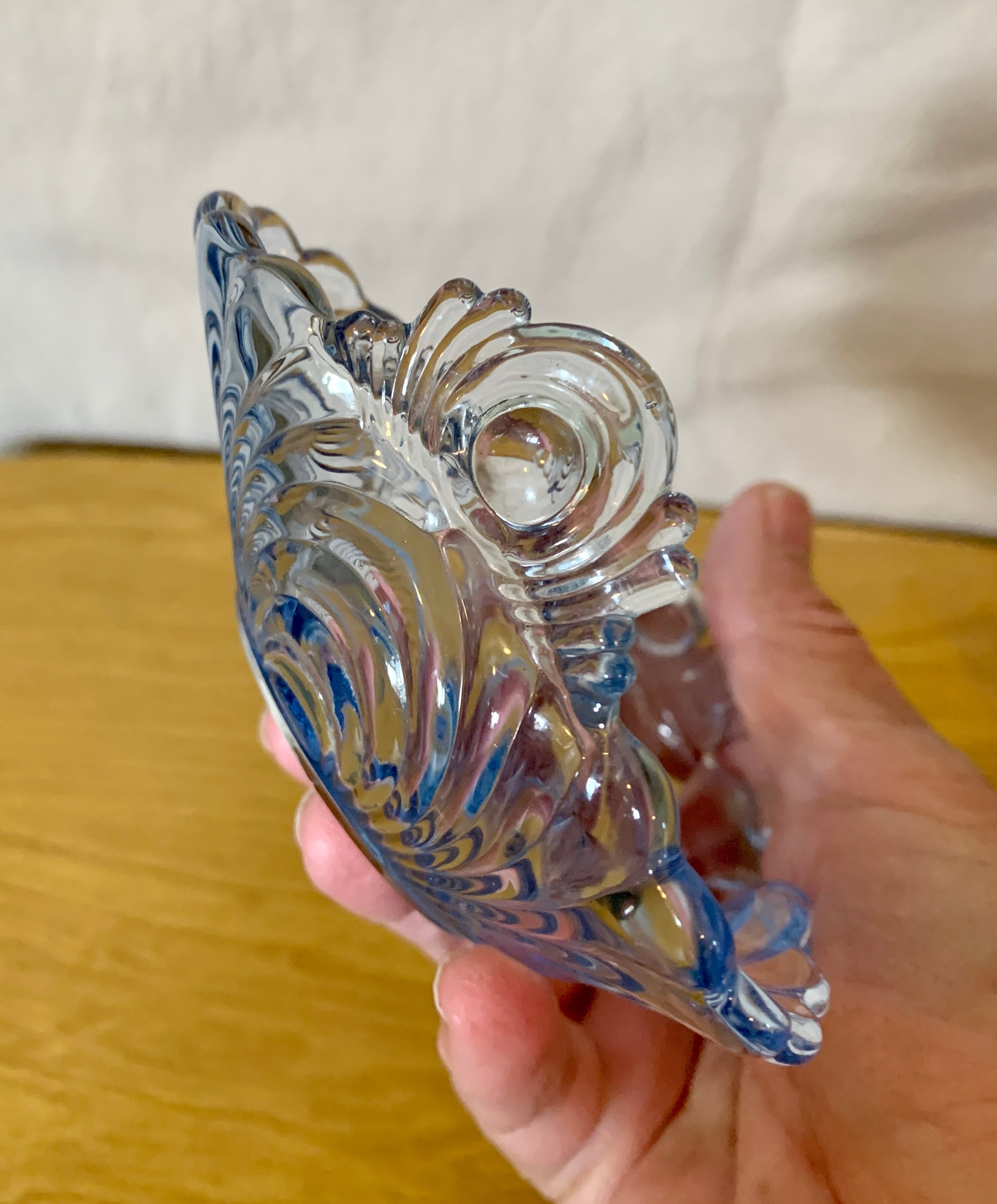 Cambridge Caprice Moonlight Blue Bon Bon Dish - Etsy